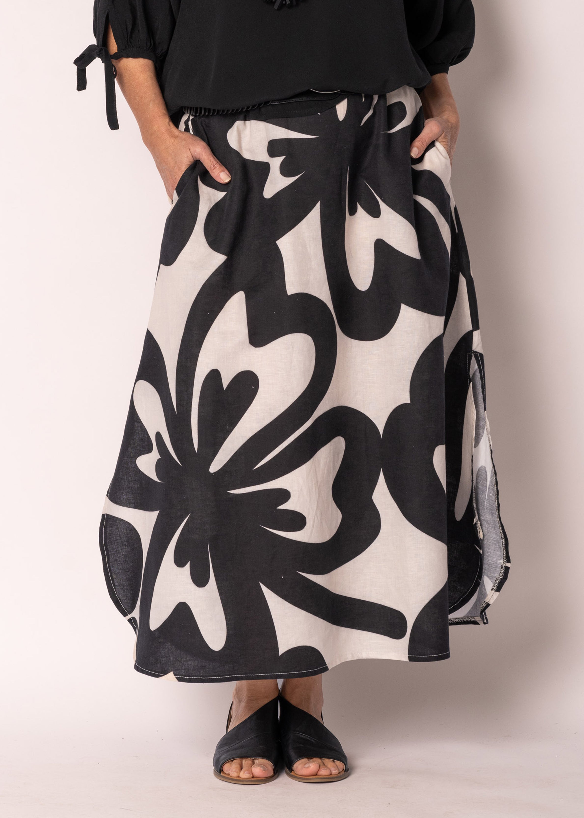 Aloura Skirt in Cream - Imagine Fashion